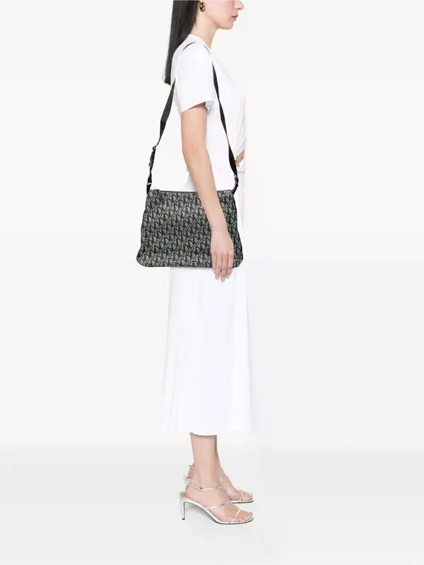Dior 2004 Diorissimo Trotter Canvas Crossbody Bag