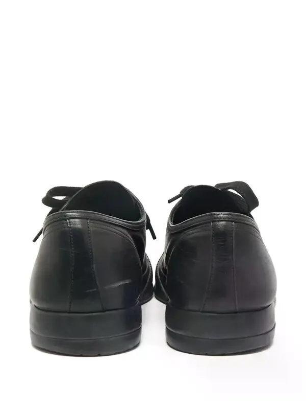 Prada Leather Lace-up Sneakers