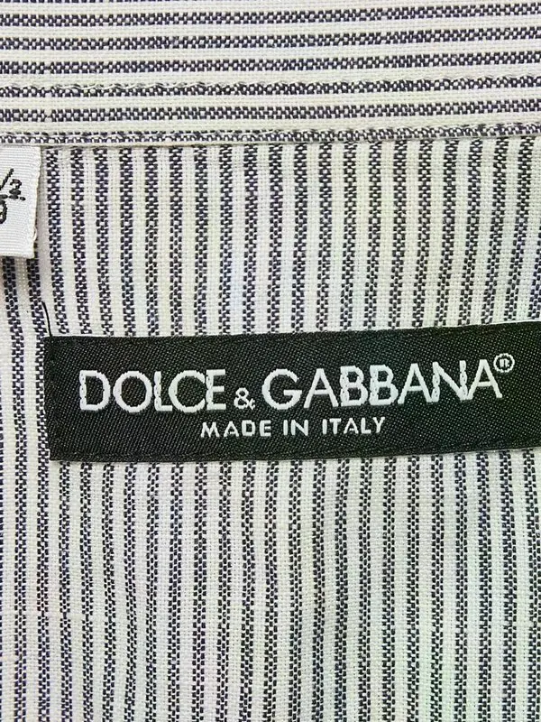 Dolce & Gabbana Striped Pocketed Shirt