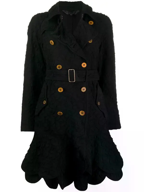 Comme Des Garçons 2000s Quilted Double-breasted Coat