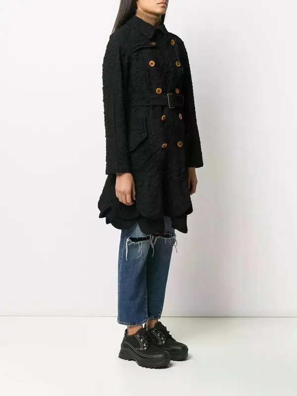Comme Des Garçons 2000s Quilted Double-breasted Coat
