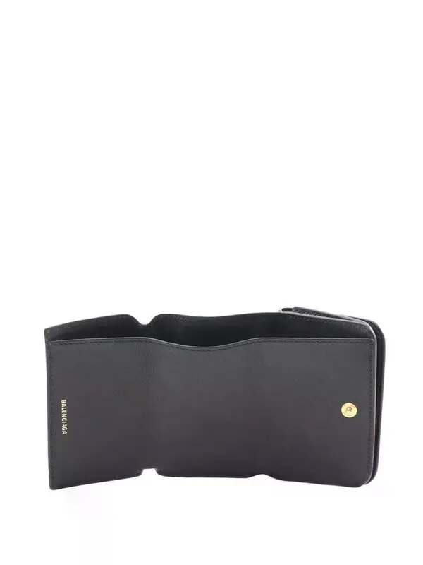 Balenciaga 2005-2025 Mini Smooth Calfskin Cash 2.0 Wallet Small Wallets