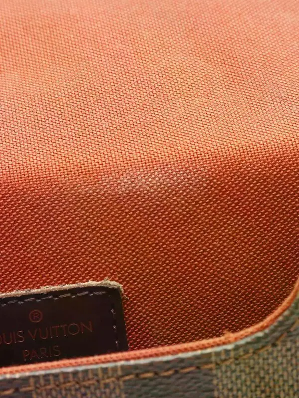 LOUIS VUITTON 2000 Damier Ebene Portobello Crossbody Bag - Brown