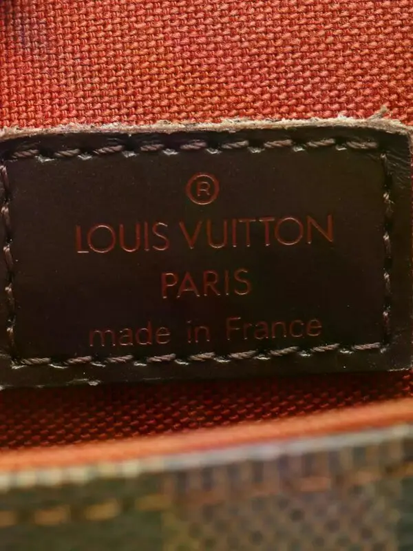 LOUIS VUITTON 2000 Damier Ebene Portobello Crossbody Bag - Brown