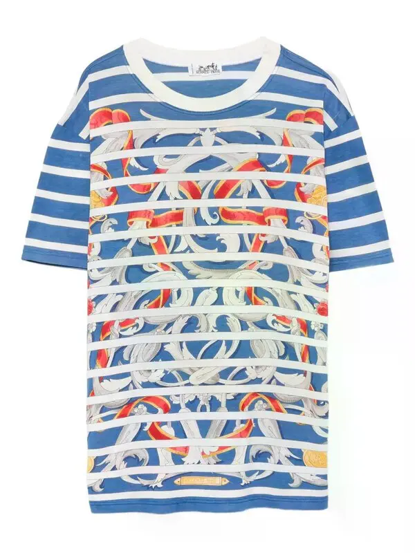 Hermès 2010s Striped T-shirt