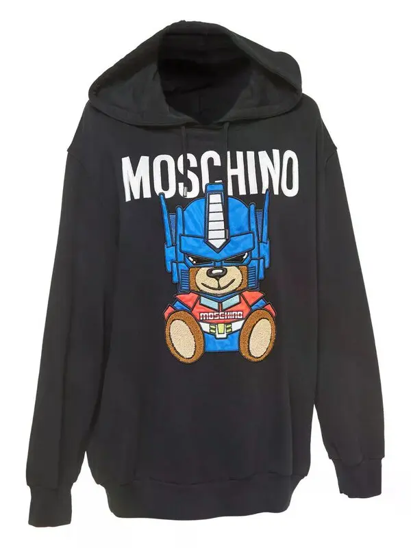 Moschino Teddy Bear-embroidered Hoodie