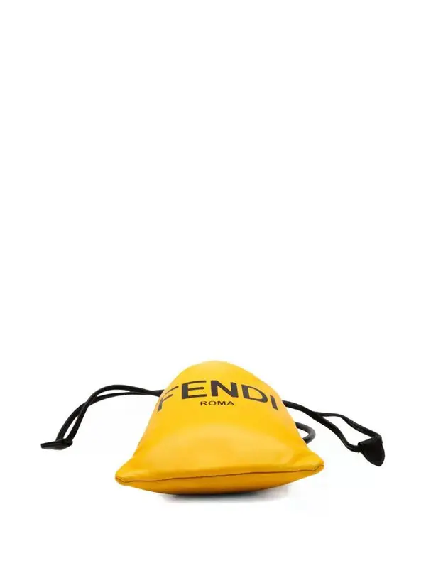 Fendi 2000-2010 Mini Nappa Drawstring Pouch