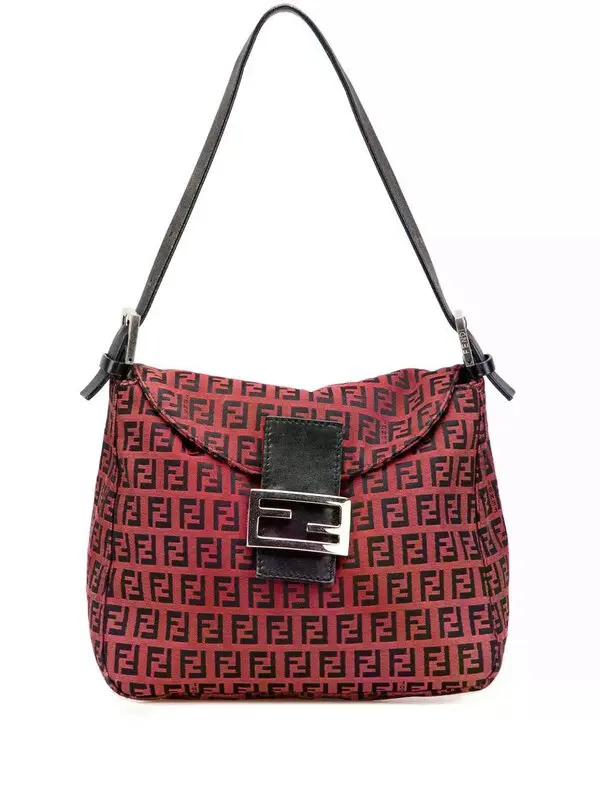 Fendi Zucca Canvas Mamma Shoulder Bag