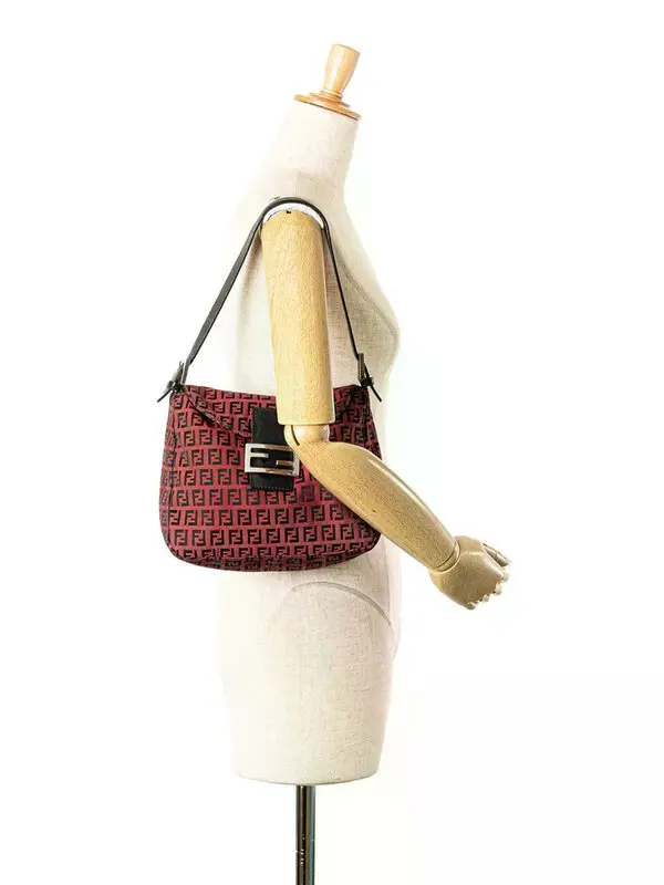 Fendi Zucca Canvas Mamma Shoulder Bag