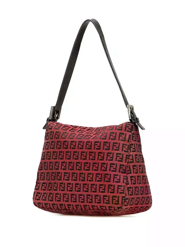 Fendi Zucca Canvas Mamma Shoulder Bag