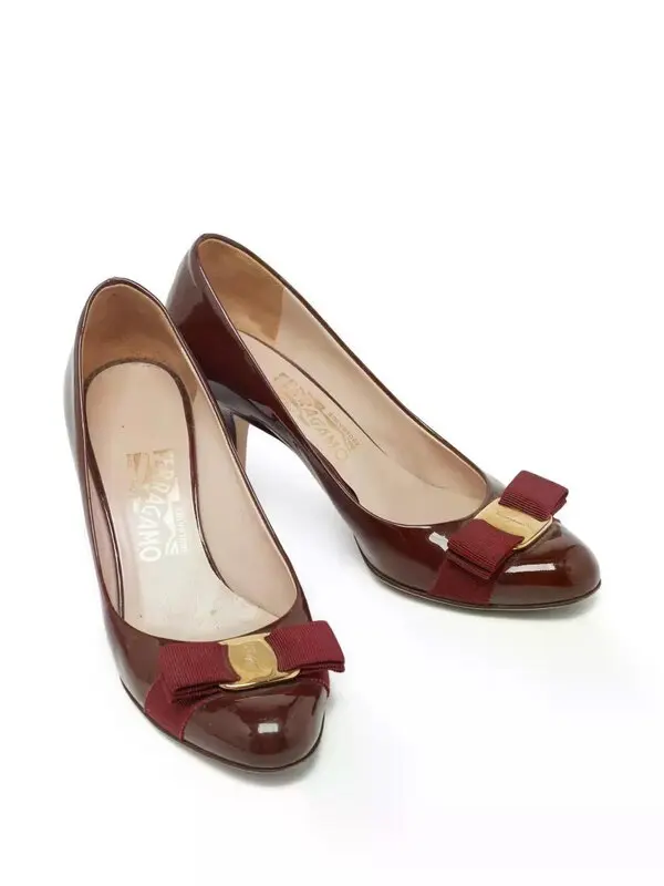 FERRAGAMO 85mm Vara Bow Pumps