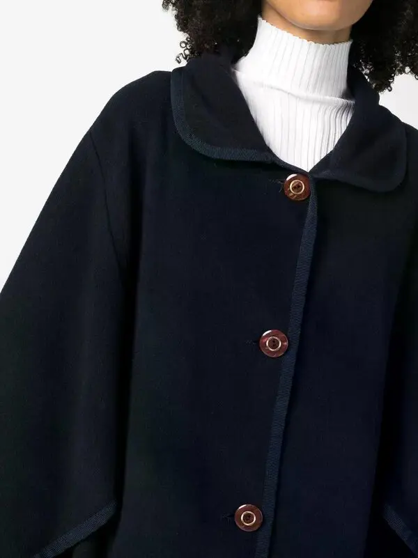 A.N.G.E.L.O. VINTAGE CULT 1980s Cape-style Single-breasted Coat