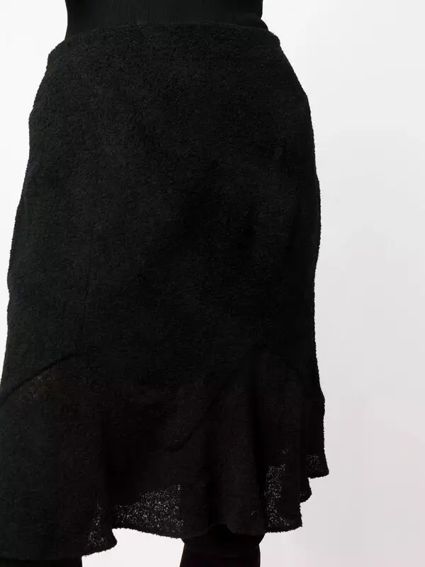 Dior 1990s Flared-hem Knitted Skirt