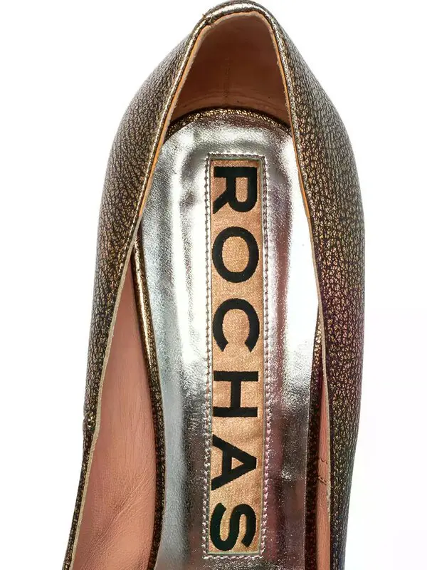 Rochas 120mm Leather Heeled Pumps