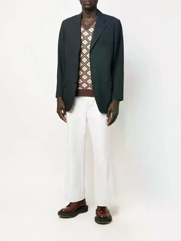 Burberry 2000s Single-breasted Wool Jacket