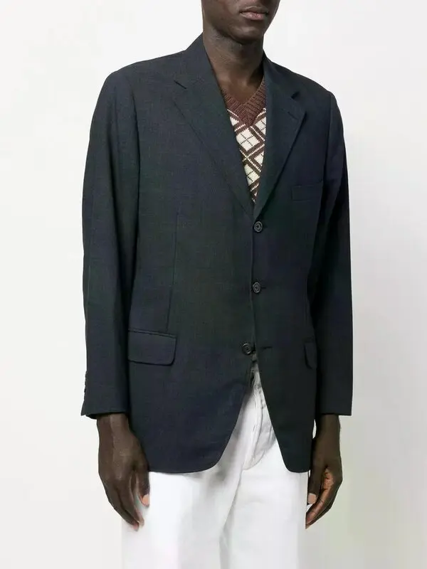 Burberry 2000s Single-breasted Wool Jacket