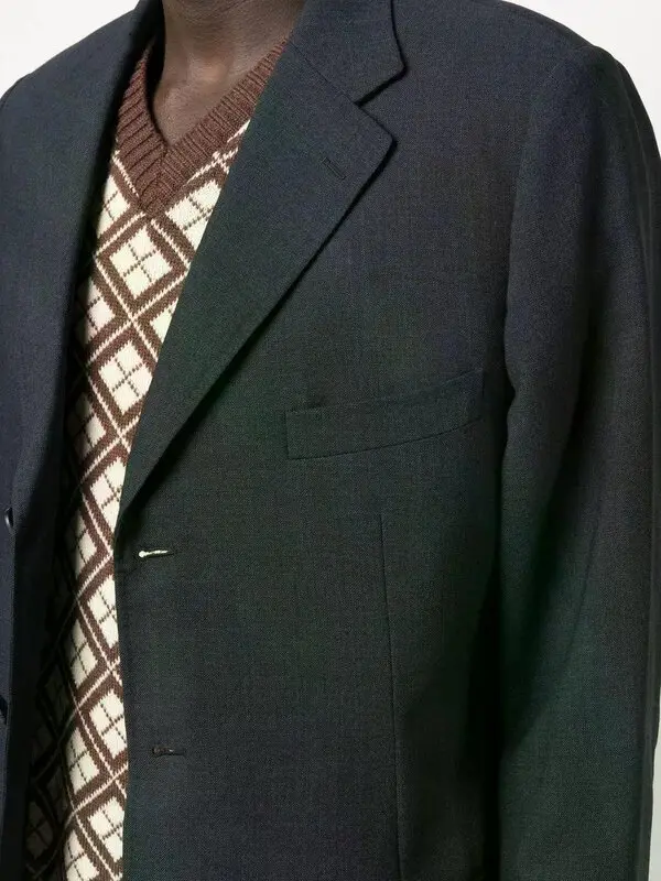 Burberry 2000s Single-breasted Wool Jacket