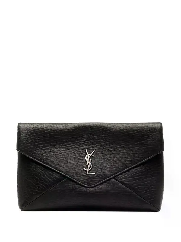 Saint Laurent Large Lambskin Cassandre Envelope Pouch