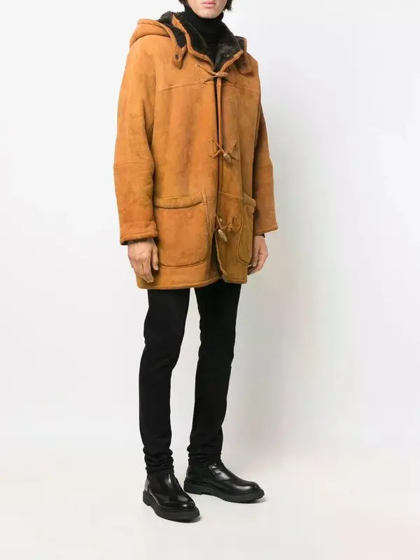 A.N.G.E.L.O. VINTAGE CULT 1990s Sheepskin Hooded Coat