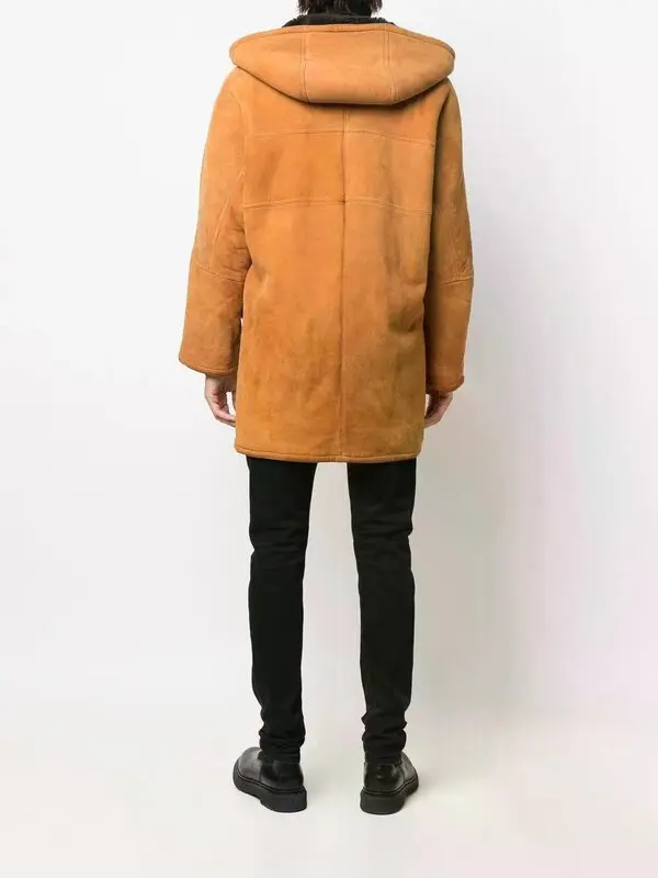 A.N.G.E.L.O. VINTAGE CULT 1990s Sheepskin Hooded Coat