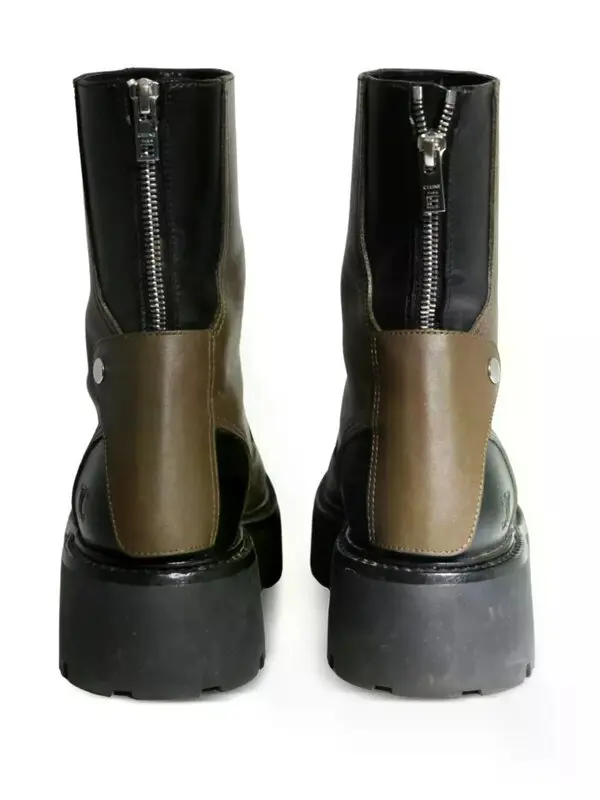Celine Zip-up Leather Boots