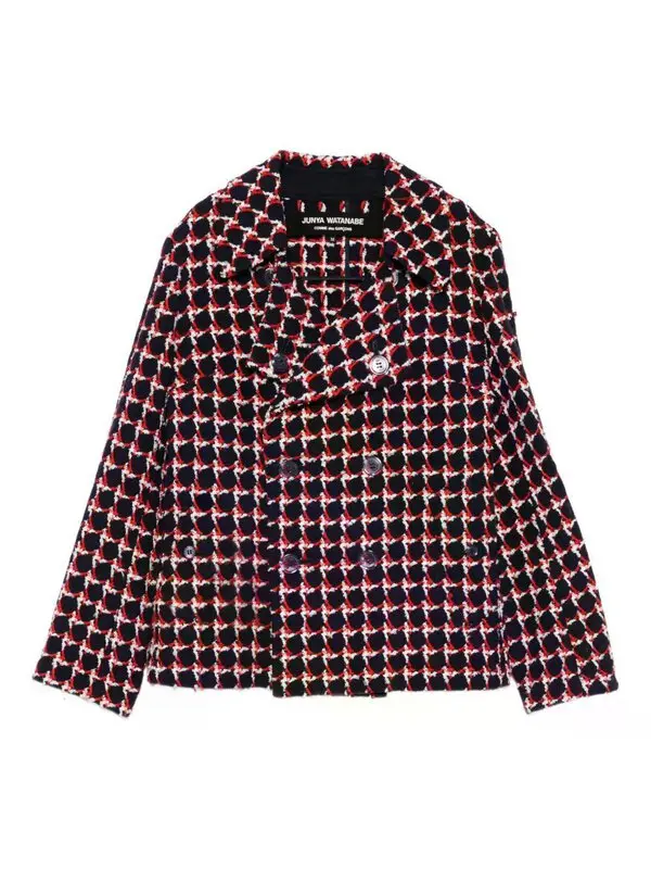 JUNYA WATANABE COMME DES GARCONS 2001 Tweed Double-breasted Jacket