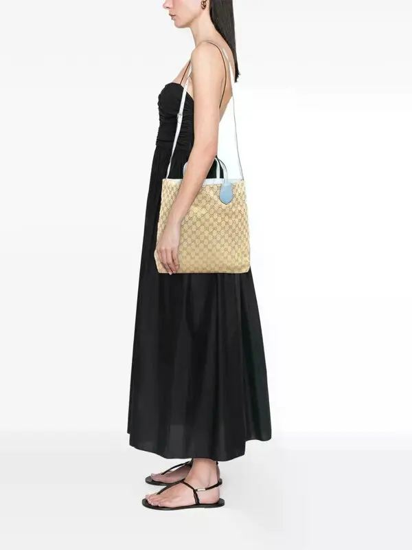 Gucci Gg Canvas Reversible Tote Satchel