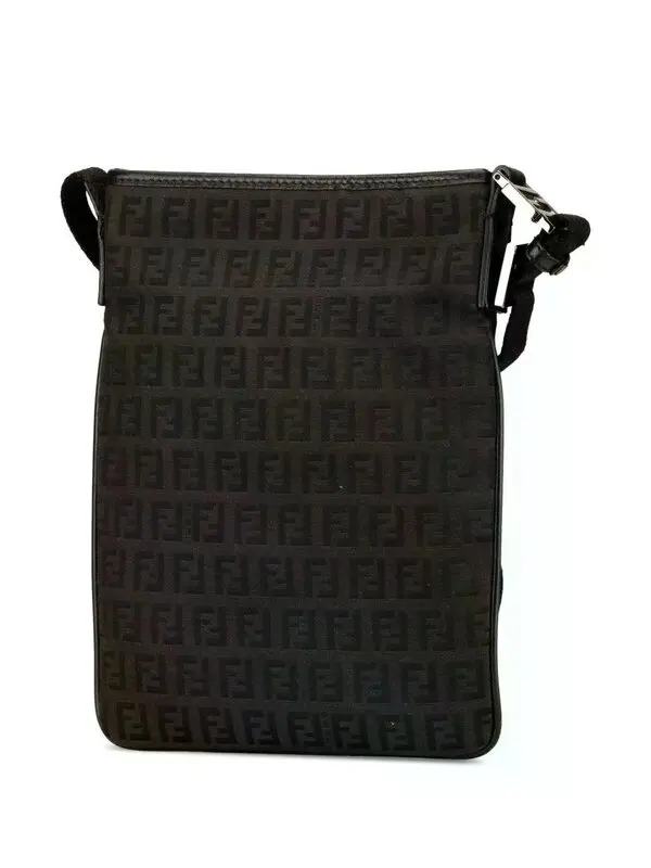 Fendi 2000-2010 Zucchino Canvas Crossbody Bag