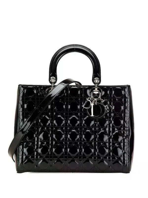 Dior 2017 Large Cannage Lady Satchel - Black