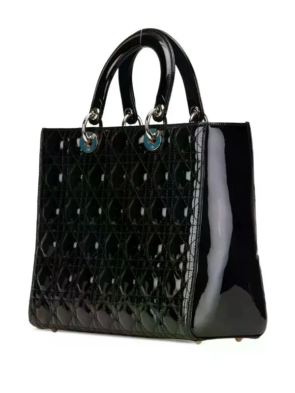 Dior 2017 Large Cannage Lady Satchel - Black