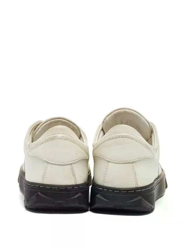 FERRAGAMO Cube 8 Leather Sneakers