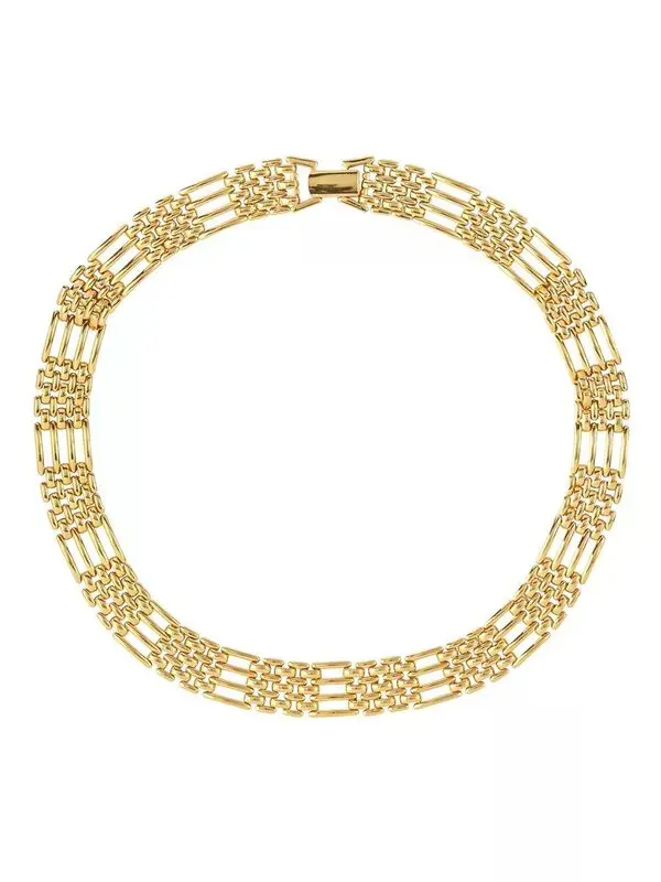 SUSAN CAPLAN 1980s Napier Chain-link Necklace - Gold