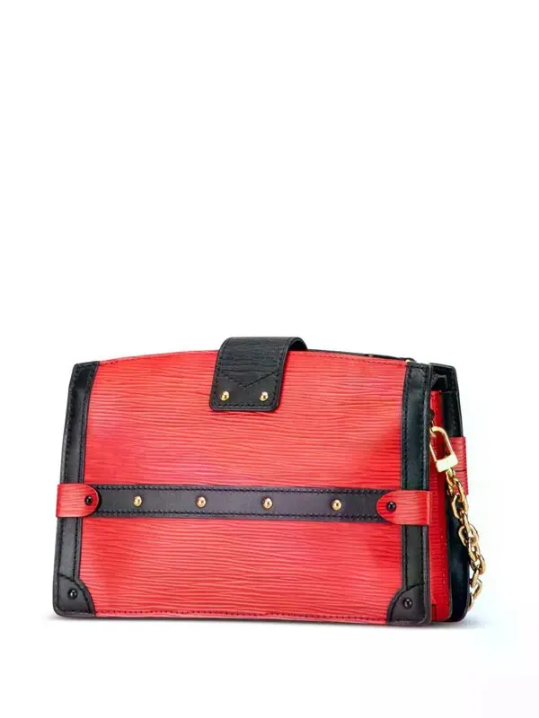 LOUIS VUITTON Epi Trunk Clutch Crossbody Bag - Black