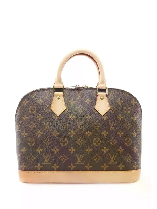 LOUIS VUITTON 1997 Monogram Alma Pm Handbag - Brown