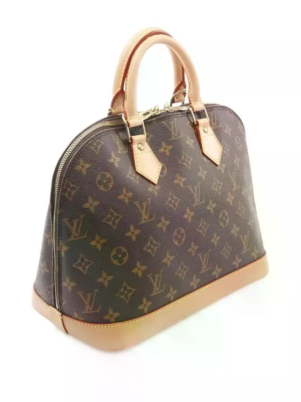 LOUIS VUITTON 1997 Monogram Alma Pm Handbag - Brown