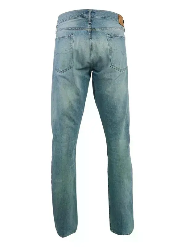 Polo Ralph Lauren Vintage Faded-wash Denim Jeans - Blue