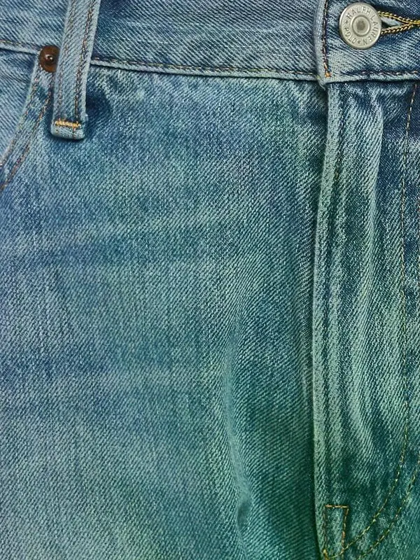 Polo Ralph Lauren Vintage Faded-wash Denim Jeans - Blue