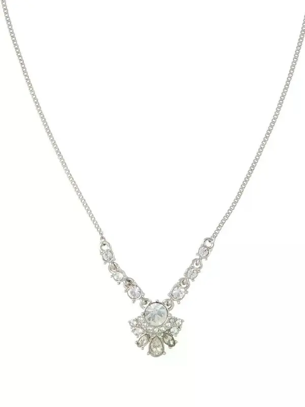 Givenchy Embellished Pendant Necklace - Silver