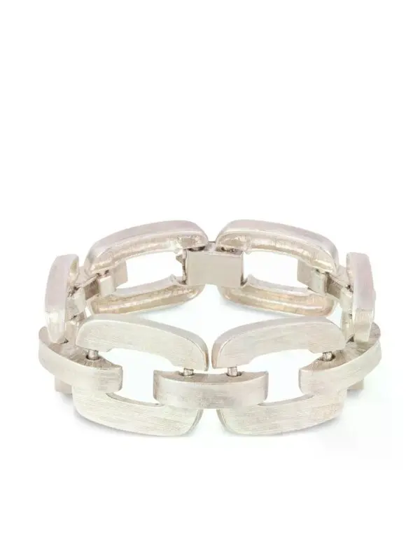 SUSAN CAPLAN Articulated Chain-link Bracelet - Silver