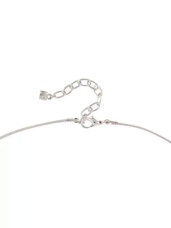 Nina Ricci Rhodium-plated Crystal Necklace