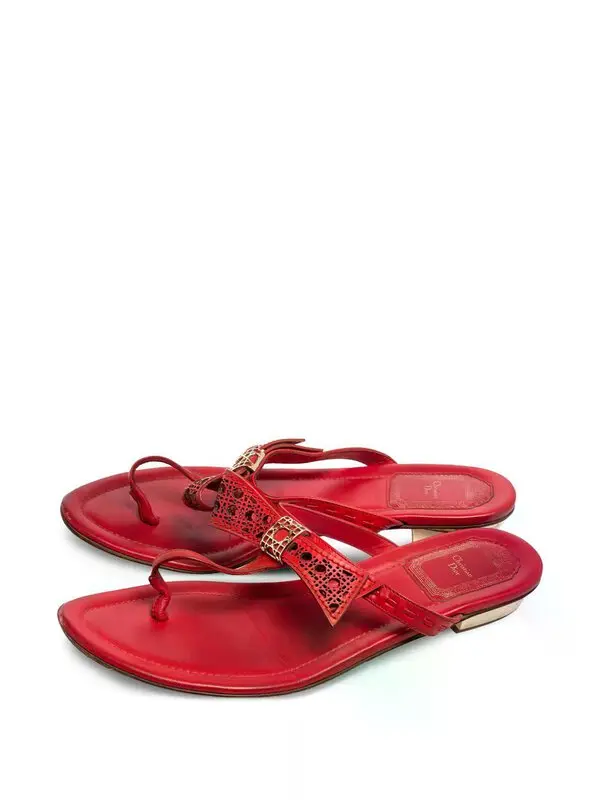 Dior Cannage Leather Sandals