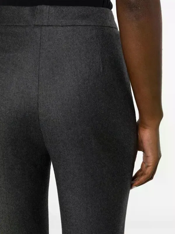 John Galliano 1990s Straight-leg Wool Trousers - Grey