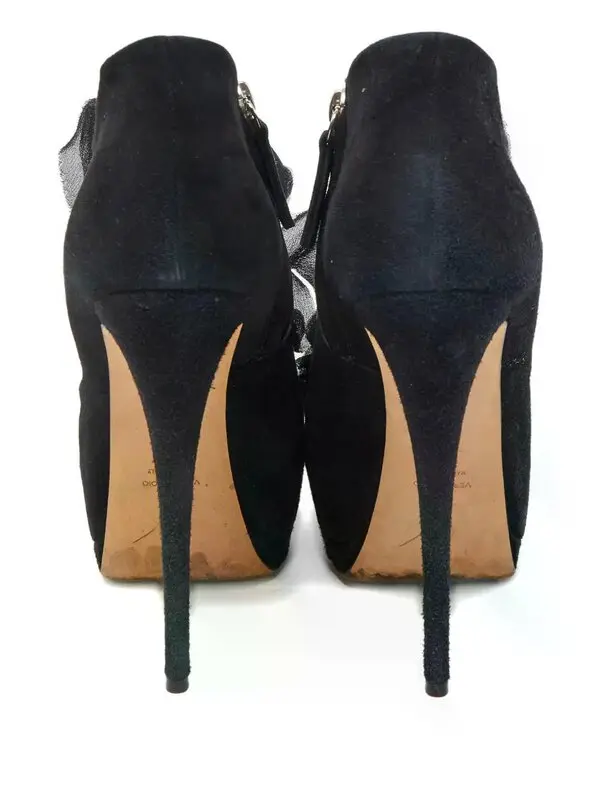 GIUSEPPE ZANOTTI 150mm Ruffled Platform Boots