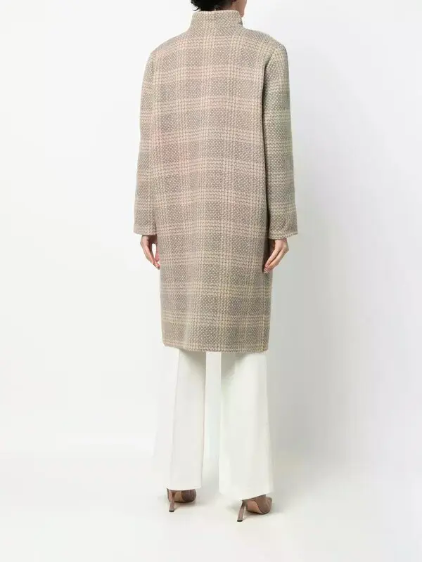 A.N.G.E.L.O. VINTAGE CULT 1960s Checkered Knee-length Coat