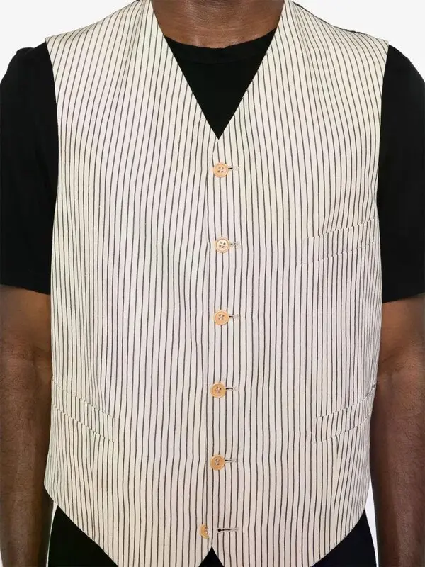 ROMEO GIGLI 1990s Pinstriped Vest