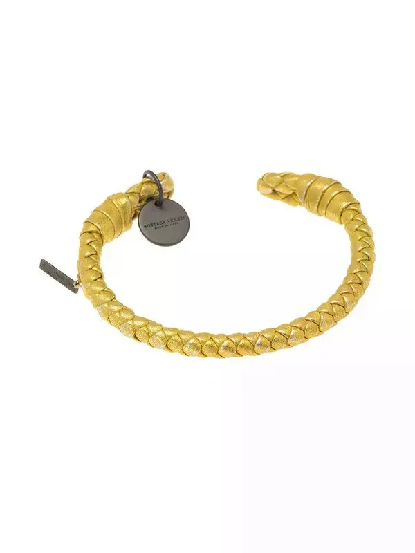 Bottega Veneta 2024 Intrecciato Bracelet - Gold