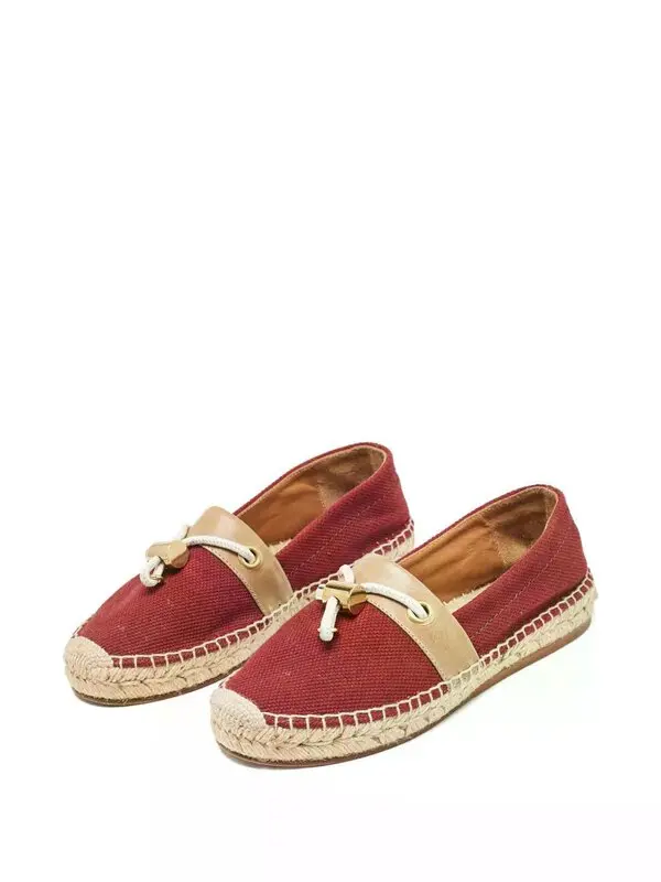 Chloé Whipstitch-trim Canvas Espadrilles