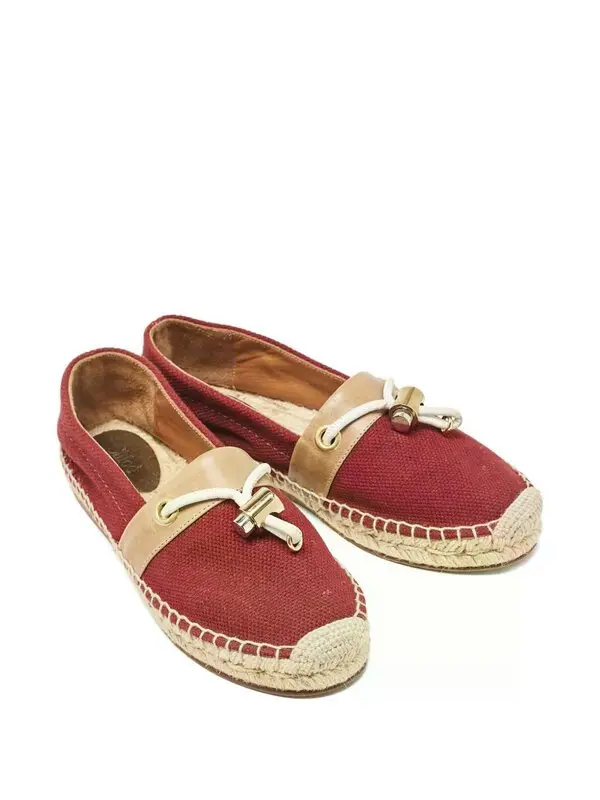 Chloé Whipstitch-trim Canvas Espadrilles