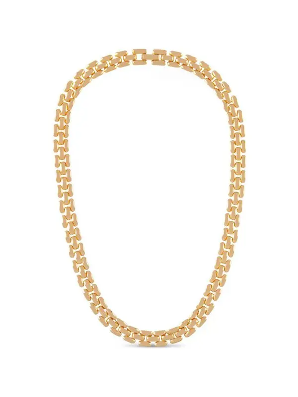 SUSAN CAPLAN 1990s Chain-link Necklace - Gold