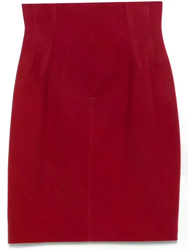 Alaïa 1990s Wool Mini Skirt
